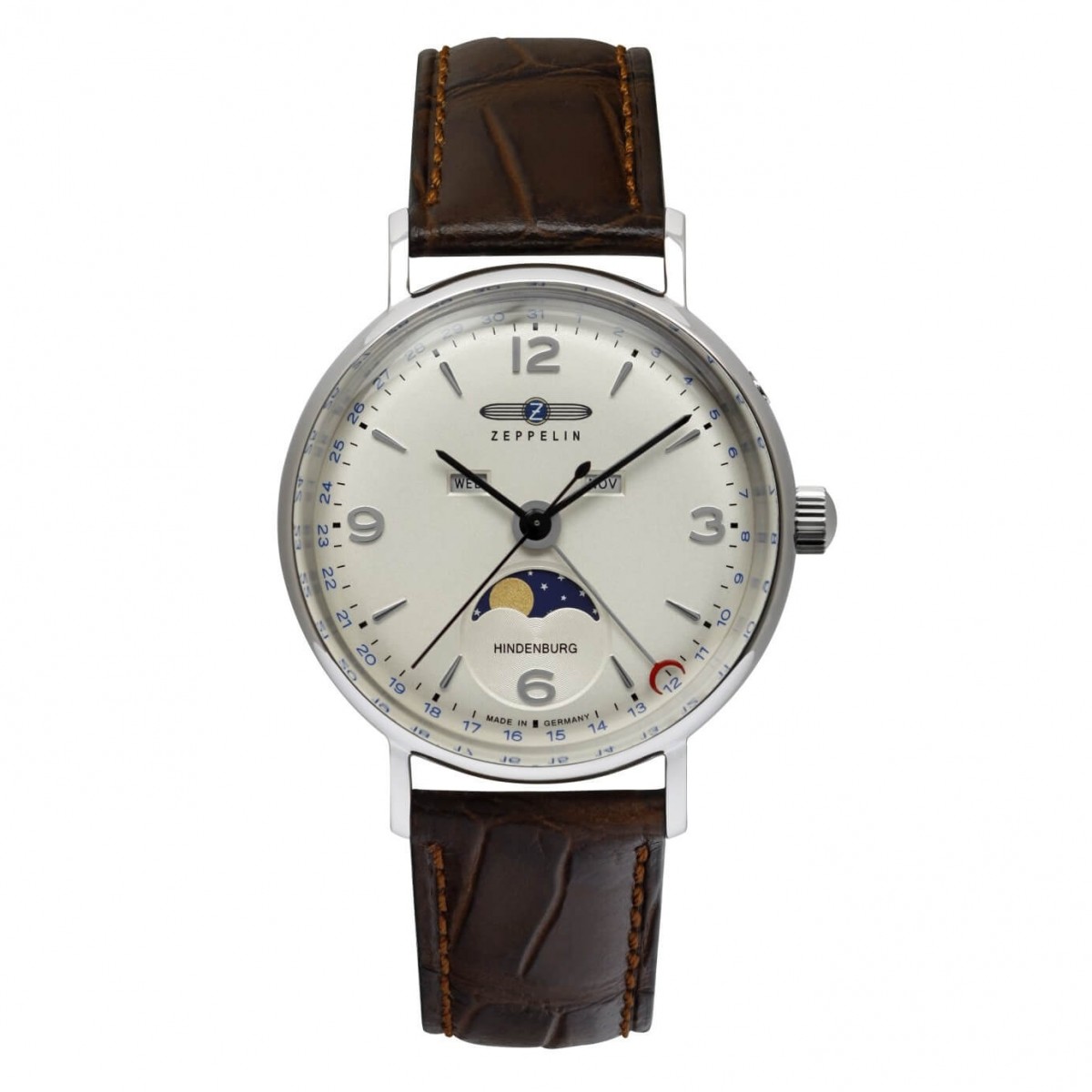 Zeppelin Damenuhr "LZ 129 Hindenburg Mondphase" 8077-5